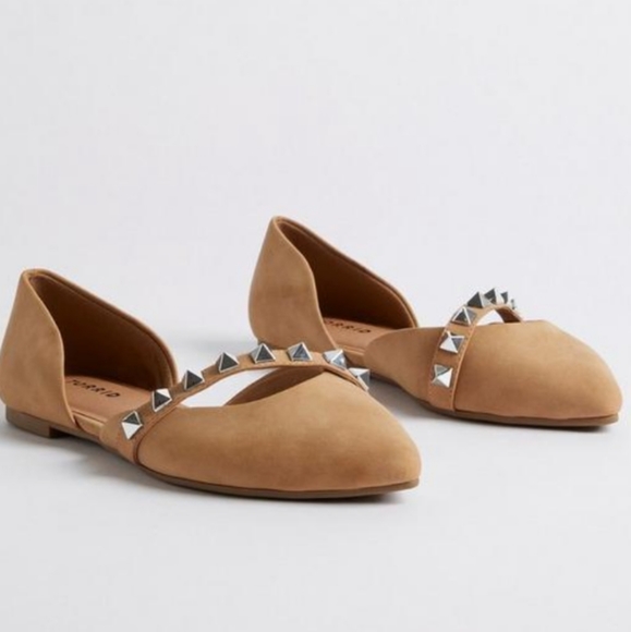 torrid | Shoes | Torrid Studded Dorsay Flat | Poshmark